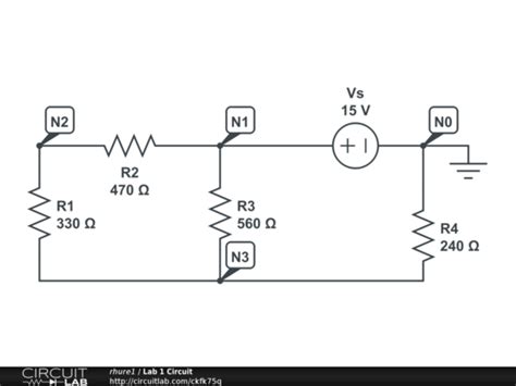 Lab 1 Circuit CircuitLab