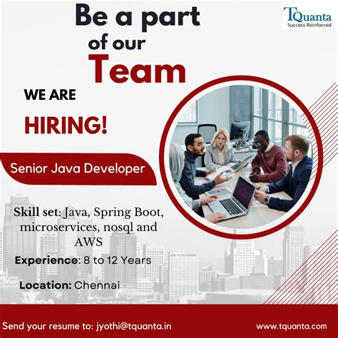 Java Javadeveloper Springboot Aws Nosql Mongodb Tquanta Tquanta Inc