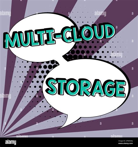 Text Showing Inspiration Multi Cloud Storage Business Idea Use Of Multiple Cloud Computing And