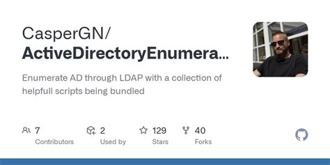 Caspergnactivedirectoryenumeration Enumerate Ad Through Ldap With A