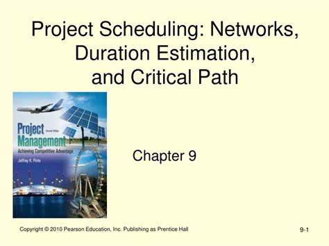 Ppt Project Scheduling Networks Duration Estimation And Critical Path Powerpoint