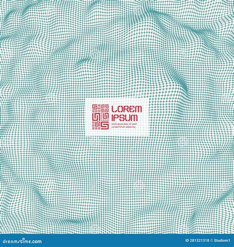 Lattice Structure Science Or Technology Background Graphic Design D Grid Surface Stock