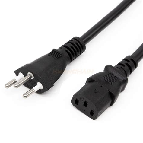 Switzerland 3 Pin Plug To Iec C13 Power Cord China Switzerland 3 Pin Plug To Iec C13 Power Cord