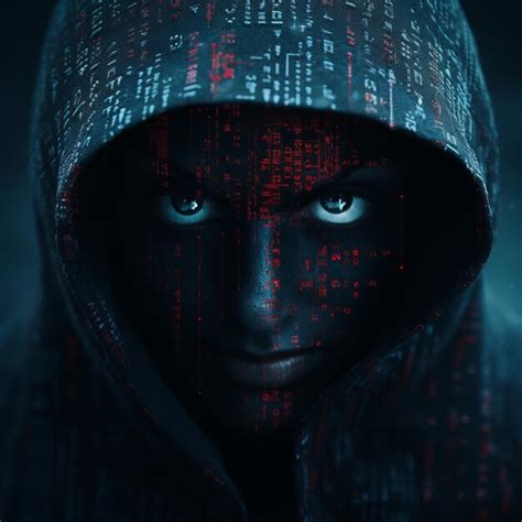 Premium Ai Image An Image Of A Person Wearing A Hoodie With Binary