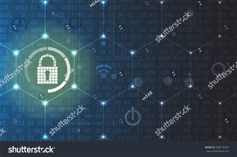 Cybersecurity Information Network Protection Future Cyber Stock Vector