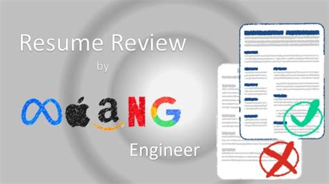 Review Your Tech Resume As A Faang Engineer By Deoxys Xna Fiverr