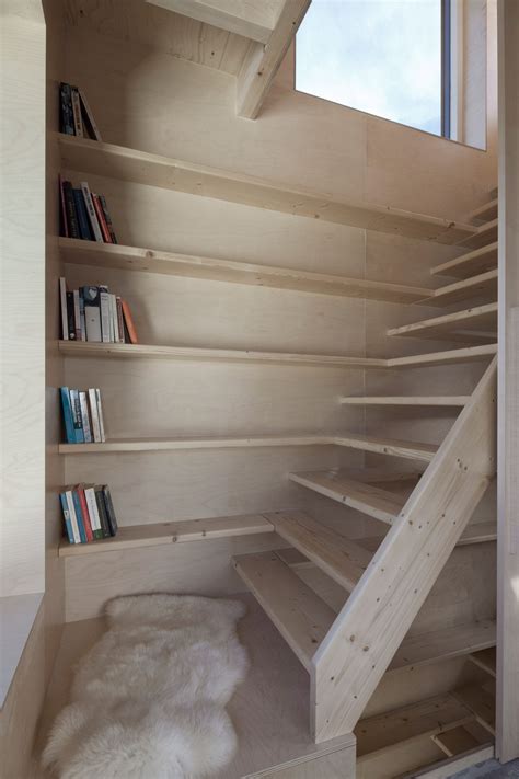 Sliding Doors And Built In Furniture Save Space Inside Skinny House