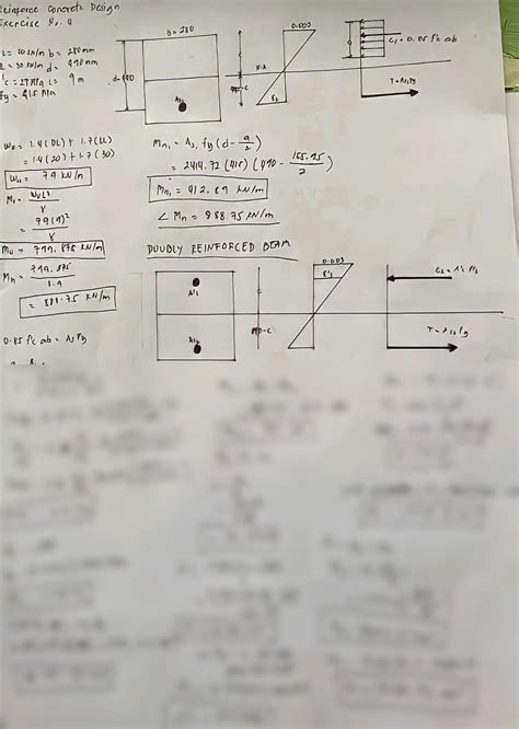 SOLUTION Reinforced Concrete Exercise1 Studypool