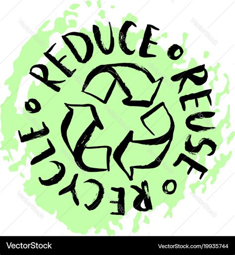 Reduce Reuse Recycle Reduce Reuse Recycle Vector Hand Drawn My XXX Hot Girl
