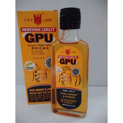 Jual Minyak GPU Sereh Shopee Indonesia