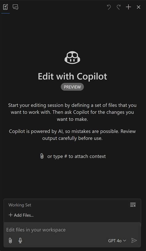 Github Copilot Edits