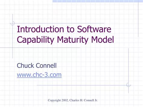 Ppt Introduction To Software Capability Maturity Model Powerpoint