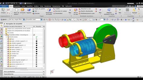 Nx 9 Assembly Tutorial Nx9 Tutorial Como Hacer Un Ensamble Youtube