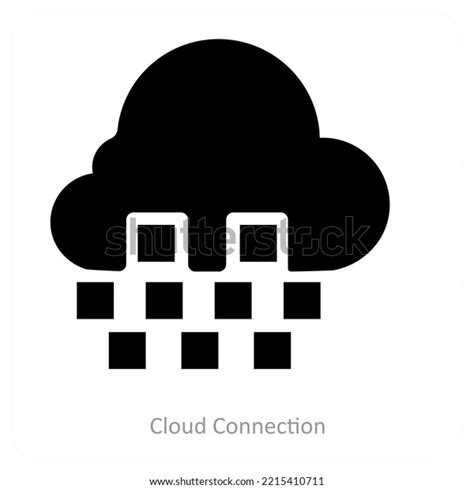 Cloud Connection Big Data Icon Concept Stock Vector Royalty Free 2215410711 Shutterstock