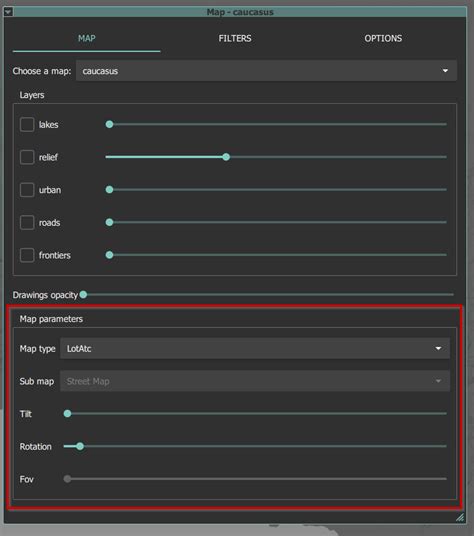 Advanced Map Features Lotatc