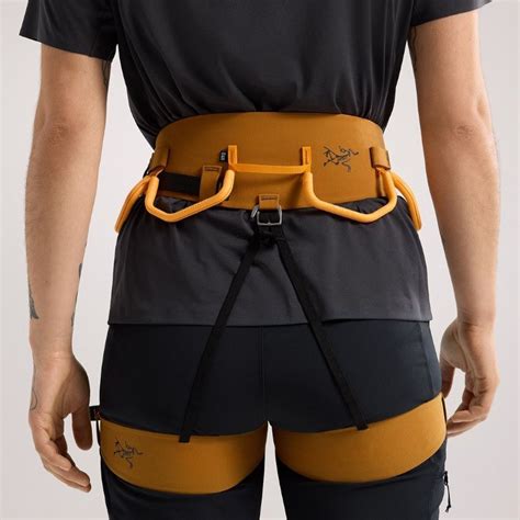 Arc teryx 385a harness.  Adjustable leg loops create a precise fit, ou...