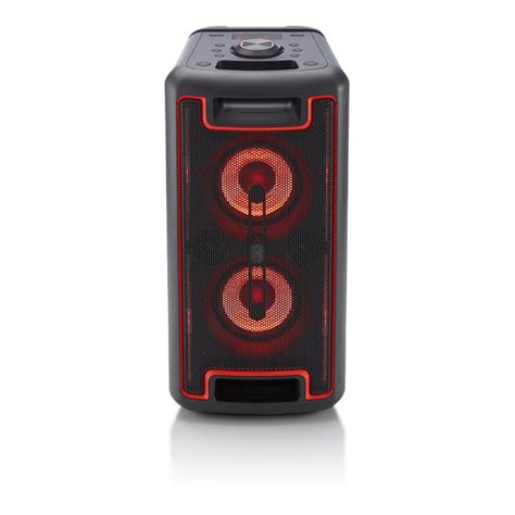 Blackweb party speaker manual.  With USB audio inputs and Bluetooth connectivity, you can e...