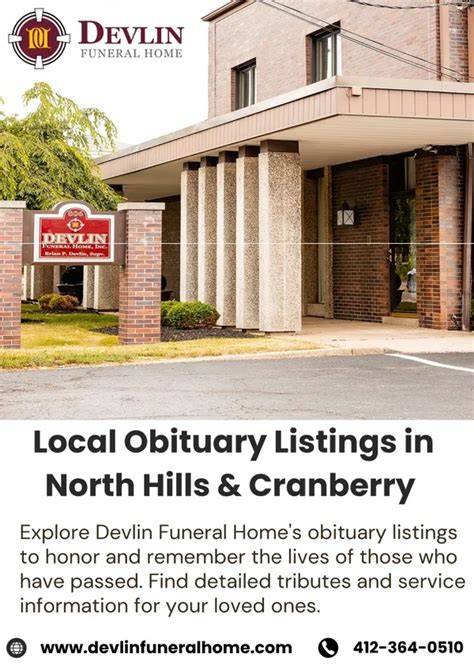 Cranberry funeral home.  At Devlin Funeral Home, we offer a range of fun...
