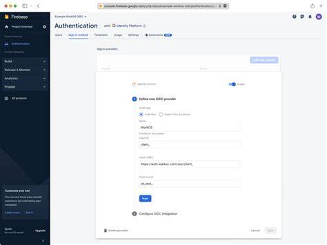 Firebase auth docs.  Find Firebase reference docs under the Reference tab ...