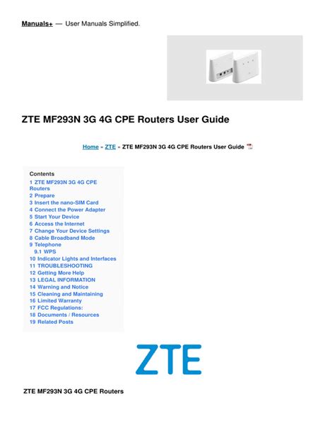 Zte mf293n 4pda.  This document provides specifications for the MF293N cellular . lazada.  Up t...
