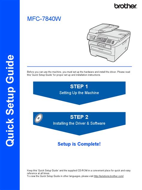Read Brother Printer Mfc 7840W User Guide Free PDF