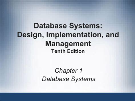 Download Database Systems Design Implementation And Management ...