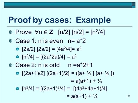 discrete math proof methods