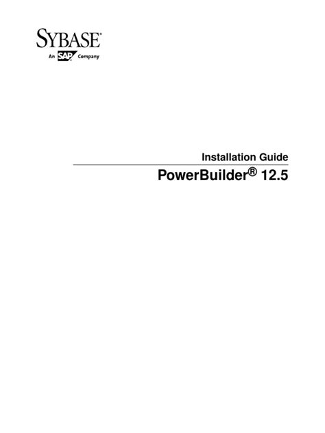 Read Powerbuilder 12 Installation Guide Free e-book online